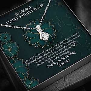 Mother in law gift - step mom bonus mom mother of the Groom - Mom gift from daughter - wedding gift - To my mother-in-law gift - Thank you for your son gift - Best mother in law gifts