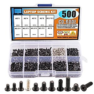 500pcs Laptop Notebook Computer Screw Kit Set for IBM HP Dell Lenovo Samsung Sony Toshiba Gateway Acer