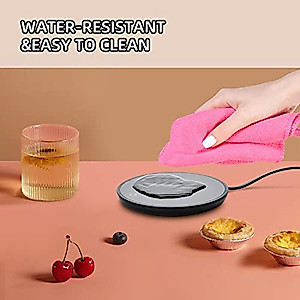 Coffee Mug Warmer, Smart Coffee Warmer for Office Desk, Cup Warmer with 2 Temperature Settings and Auto Shut Off, Electric Beverage Warmer for Coffee, Tea, Milk, Candle Warmer Plate