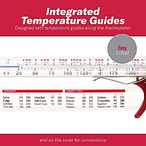 GoodCook Classic Candy / Deep Fry Thermometer, red