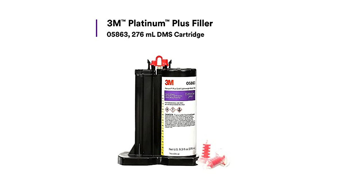 3M Platinum Plus Filler - Fast, Stain Free & Lightweight