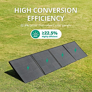 Zendure 607Wh Portable Solar Generator 600W AC output, Small,Lightweight, Quiet with LED SOS Light, Power Station for Emergency, Disaster Prevention, Home, Camping, Outdoors