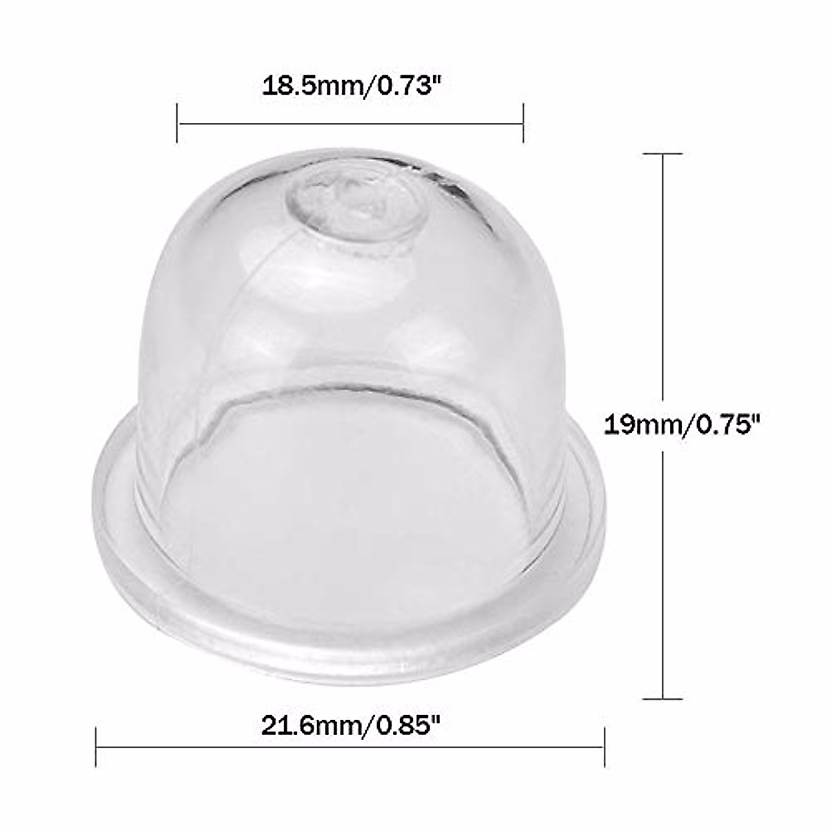 Autoparts 100PCS Primer Bulb Pump Fit for Homelite Echo Stihl Poulan Zama # 0057003 0057004