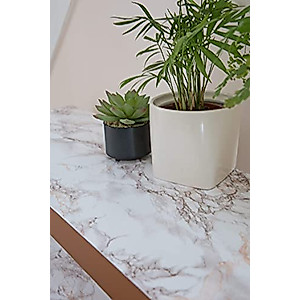 d-c-fix Peel and Stick Contact Paper Cortes Marble Brown Look Self-Adhesive Film Waterproof & Removable Wallpaper Decorative Vinyl for Kitchen, Countertops, Cabinets 26.5" x 78.7"