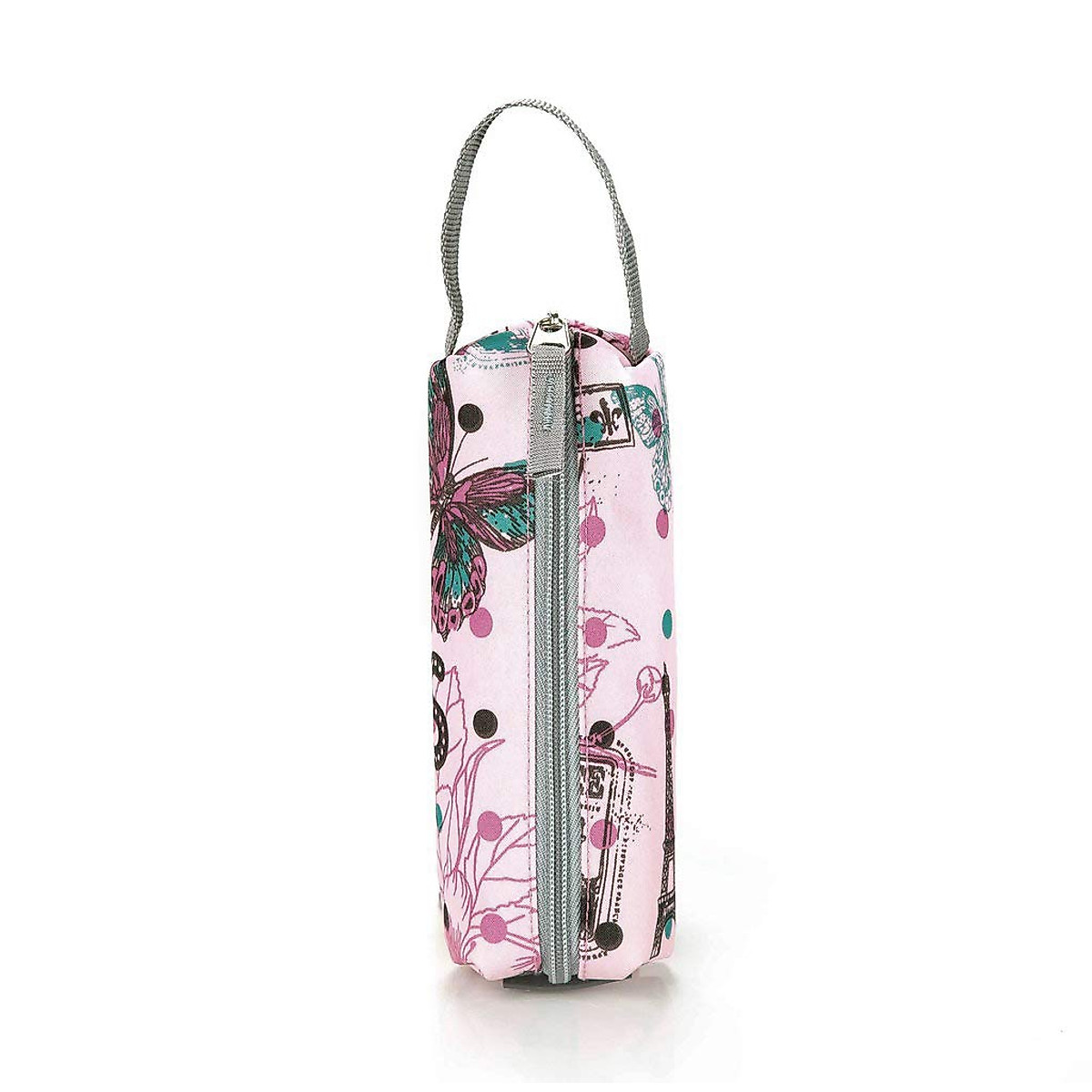 Tilami Rolling Backpack 18 Inch with Pencil Case School for Boys Girls, Pink