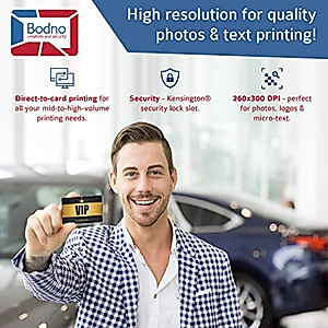 Zebra ZXP Series 3 Dual Sided ID Card Printer & Complete Supplies Package with Bodno Bronze Edition ID Software