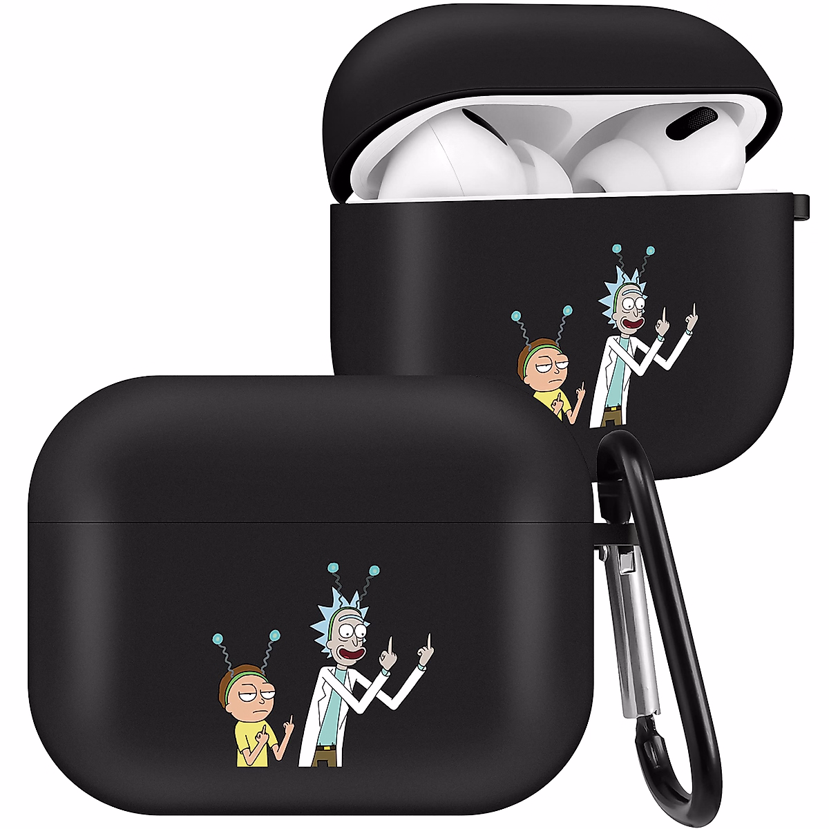 JoySolar for AirPods Pro 2019/Pro 2 Case 2022 Cute Cartoon Kawaii Cases for Apple AirPod Air Pods Pro Cover Cool Fun Funny Character Anime Soft IMD Coves for Girls Girly Boys (Friendly Gestures)