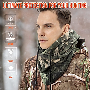 Your Choice Balaclava Ski Mask for Men, Hunting Face Mask, Camo Balaclava Face Mask Men for Cold Weather, Hunting Gear Gifts for Men Women, Extra Long Design