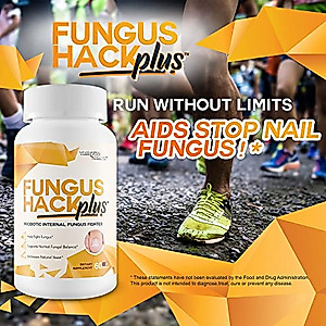 Fungus Hack Plus Probiotic Internal Fungus Fighter - Antifungal Probiotic - Nail fungus treatment - This Toe Fungus Treatment Is Designed To Balance Probiotics To Help Fight Off Fungus