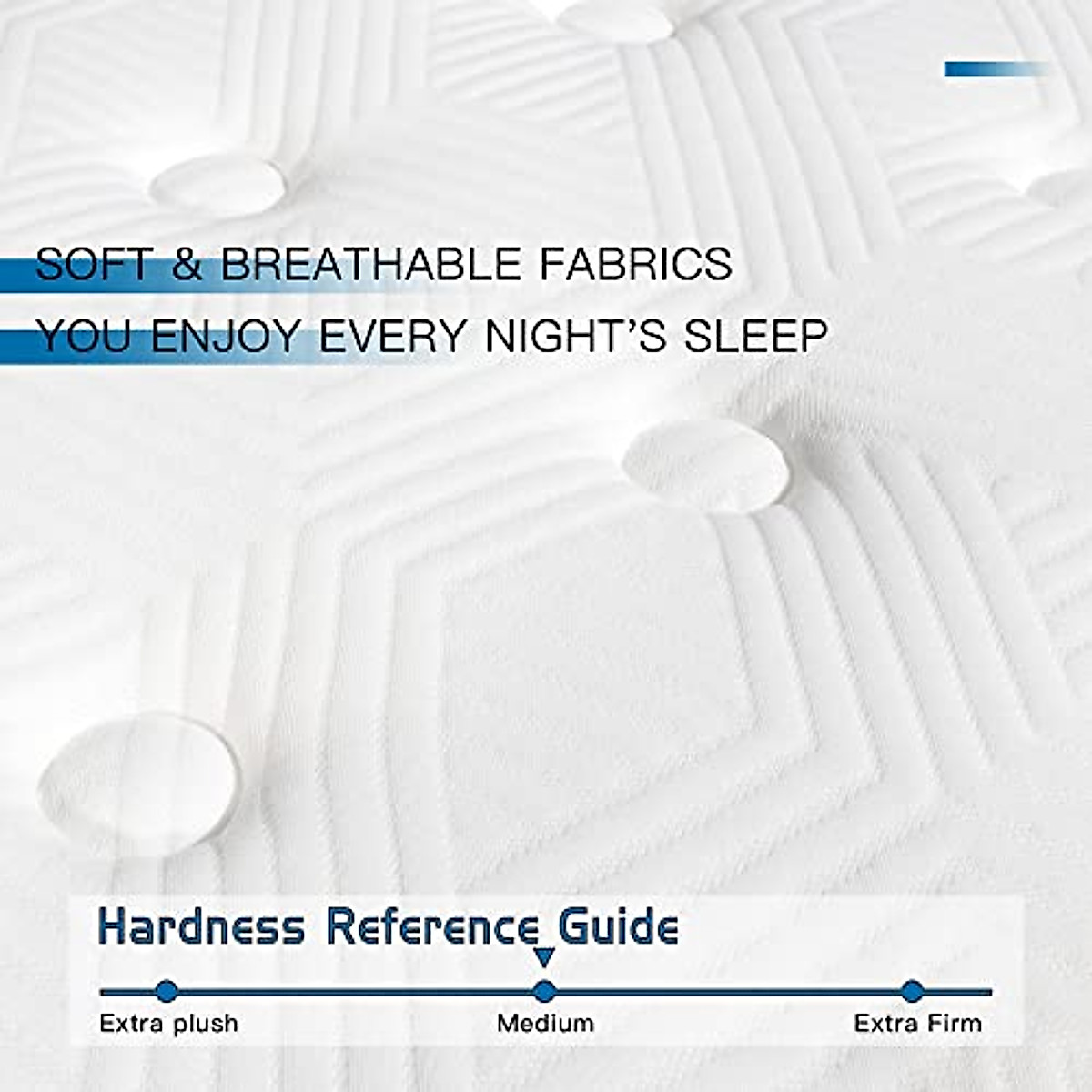 MICOOLS Queen Mattress,14 inch Hybrid Mattress in a Box Memory Foam Breathable Comfortable,Motion Isolation Individually Wrapped Coils,Euro Top Medium Firm Queen Size Mattress