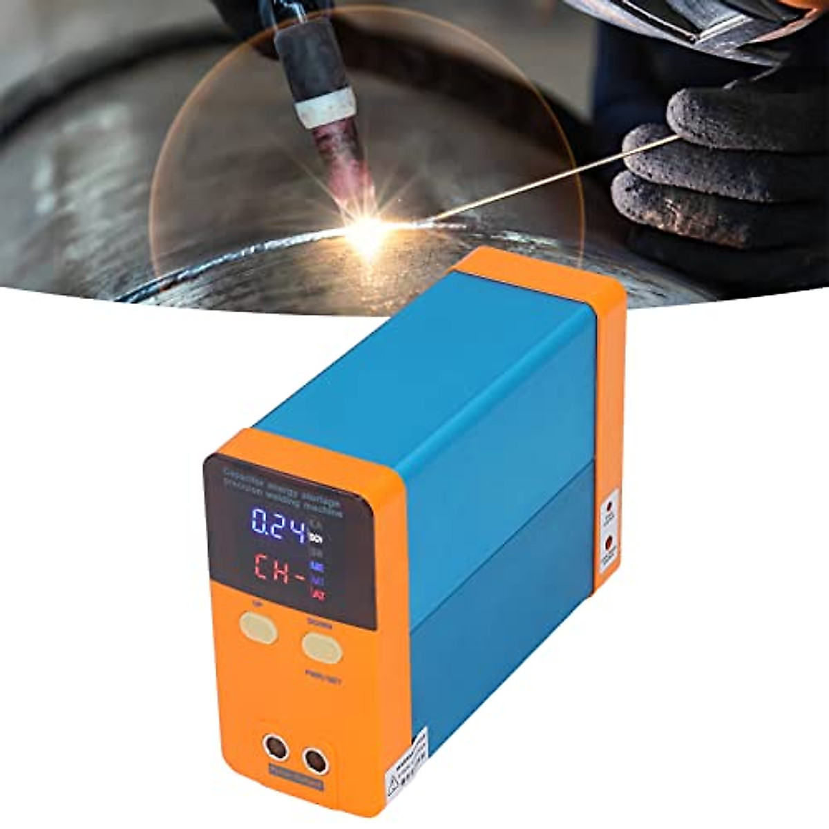 Capacitor Energy Storage Welding Machine, Large Capacity Pulses Spot Welder Aluminum Alloy for Ni MH Batteries(US Plug)