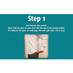 Magnetuck Magnetic Shirt Stays - Quit Tuckin' Around! (Gunmetal Gray)