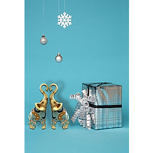 sugutee Good Luck Elephant Decor for Home, Large Gold Elephant Statue for Home Decor, Small Elephant Figurines and Statues (1 Pcs Small)