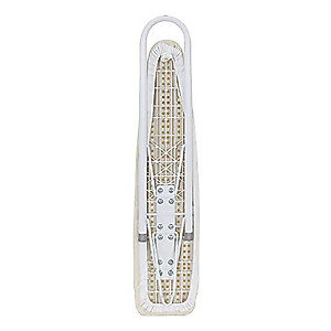 Household Essentials Basic Sleeve Mini Ironing Board | Natural Cover and White Finish | 4.5" x 20" Ironing Surface