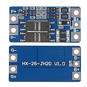 UMLIFE 5PCS 2S 10A 18650 BMS Lithium PCB Protection Boards 8.4V 7.4V 8.4V-9V for Li-ion Lipo Battery Cell Pack with Balance Function