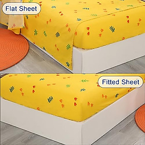 Wowelife Dinosaur Toddler Bedding Sets for Boys Blue Premium 4 Piece Dinosaur Toddler Comforter Set Bed-in-a-Bag, Super Soft and Comfortable with Comforter, Flat Sheet, Fitted Sheet and Pillowcase