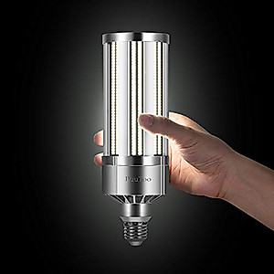 DuuToo 100W Commercial Grade Corn LED Light Bulb Fanless(800 Watt Equivalent) - E26/E39 Large Mogul Base LED Bulb - 4000K Neutral White 12,000 Lumens High Bay Area Lighting in Warehouse Parking Lots