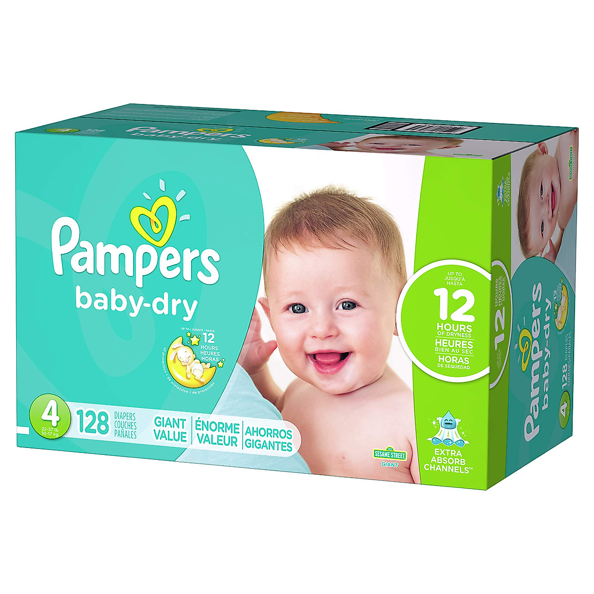 Pampers Baby Dry Diaper Size 4 128 ct Old
