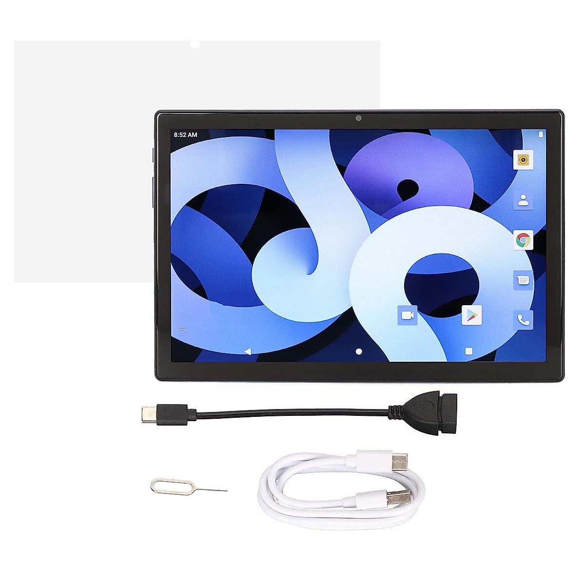 Acogedor 10.1 Inch Tablet, Gaming Tablet with 12GB RAM 512GB ROM, 8+16MP Dual Cam, Built in 11200mAh, Support 4G LTE, 5G WiFi, Office Tablet for Android 13.0 (Blue)