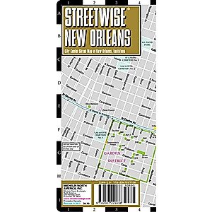 Streetwise New Orleans Map - Laminated City Center Street Map of New Orleans, Louisiana (Michelin Streetwise Maps)