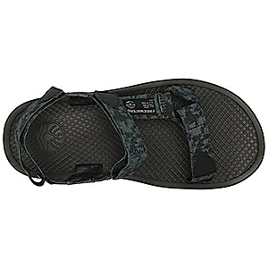Freewaters Women's Sport Sandal, Black Tie Dye, 5