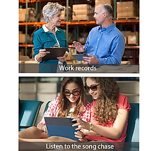 PUSOKEI 32GB Storage Tablet PC, 10.1inch Android8.1 Full HD Tablets, Dual Band WiFi, 4000mAh USB C Recharge, BT4.2, 5MP 13MP Dual Camera, 4G Dual SIM Calling Tablet for Office School