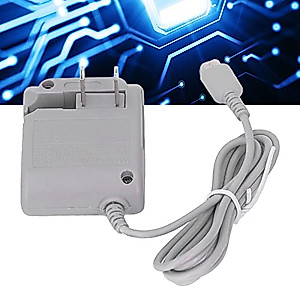 Foldable Power Adapter for DS Lite Game Console Wall Charger - 45in Length Cable, 100-240V, Safety Protection, Excellent ABS Material (US Plug)