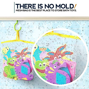 Foam Bath Toys - 100% Non-Toxic Floating Puzzles Animals - Early Learning Bathtub Toy - Fun Educational Geometric Shapes for Toddlers Kids Boys Girls - Free Bath Toy Organizer & Fishing Rod