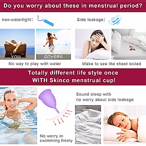 Bodybay Menstrual Cup, Set of 2 Periods Kit with FDA Registered，Best Feminine Alternative Protection to Tampons and Cloth Sanitary Napkins