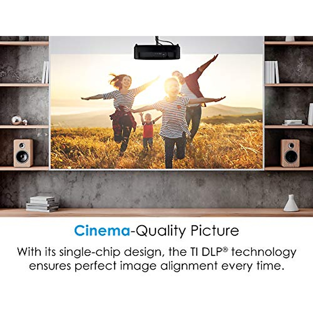 Optoma HD146X High Performance Projector for Movies & Gaming | Bright 3600 Lumens | DLP Single Chip Design | Enhanced Gaming Mode 16ms Response Time