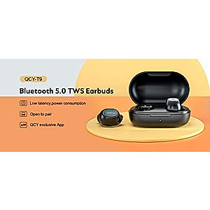 Edonka T9 True Wireless Earbuds with Charging Case, TWS Bluetooth 5.0 Headphones Stereo in-Ear for Running Sport