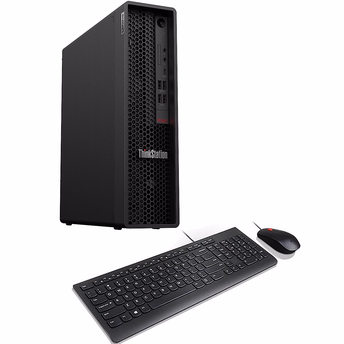 Lenovo ThinkStation P340 SFF Home & Business Mini Desktop (Intel i5-10500 6-Core, 16GB RAM, 512GB PCIe SSD + 6TB HDD (3.5), Intel UHD 630, USB 3.2, Display Port, Win 10 Pro) Refurbished (Renewed)