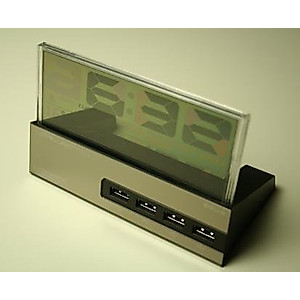 e-Blue 7-Port USB Hub Alarm Clock EHB032I00