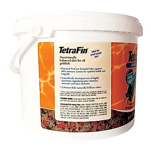 Tetra Goldfish Flakes, Nutritionally Balanced Diet For Aquarium Fish, Vitamin C Enriched Flakes, 4.52 lbs oz