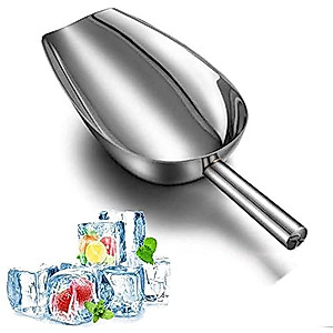 Table Runners 36 Inches with Place Mats Scoop Ice Wedding Kitchen Metal Ice Machine Steel Scoop Silver Food Ic1637