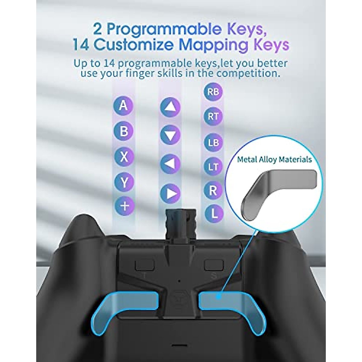 OLCLSS Paddles for Xbox Series X/S Controller (NOT for Xbox ONE S/X Controller), Strike Accessory for Xbox Series S/X Controller