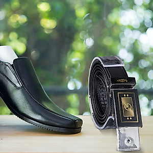 Acrylic Belt Display Stand Acrylic Belt Holder Clear Belt Organizer Belt Display Case Space Saver Case for Men and Women Belt, Store Display or Home Use (10 Pieces)