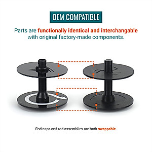 Replacement Spool Assembly/Label Holder/Spindle Part - Compatible with DYMO LabelWriter 550, 450, 400, & 300 Series Label Printers