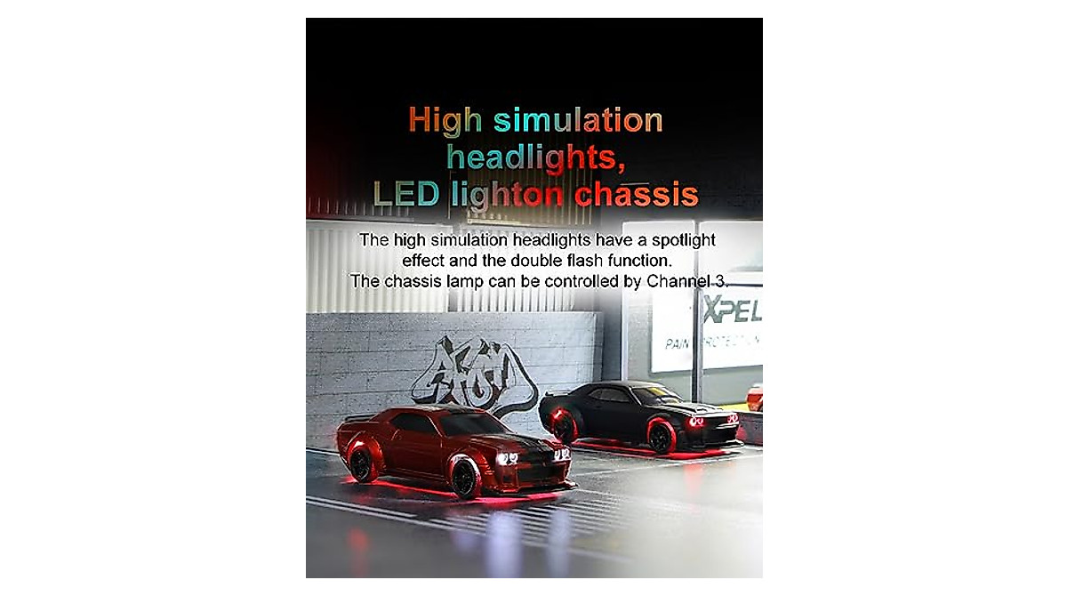 FLYCOLOR TurboRC 1:76 Mini Sports Car 4CH 2.4GHZ Remote Control Full ...