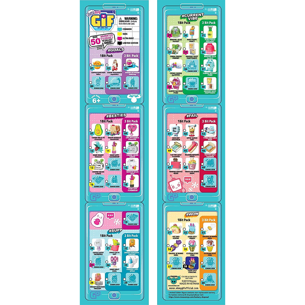 OH! MY GIF, Working Out Doughby Pack - Includes 3 Funny GIFS Brought to Life, Multicolor, Model Number: 24119