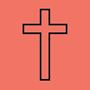 Glass Assorted Religious Candle, White, Case of 12 (1)