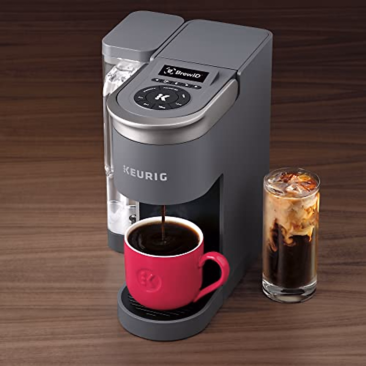 Keurig K-Supreme SMART Coffee Maker, MultiStream Technology, Brews 6-12oz Cup Sizes, Gray