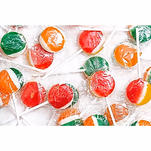Classic Lollipops - 5 Pounds - Suckers and Lollipops for Kids - Summer Camp Lollipops - Flat Round Candy Pops Individually Wrapped - Assorted Flavors Suckers for Banks, Offices