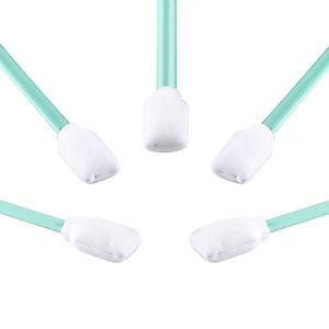 100pc 5.11" Square Rectangle Foam Cleaning Swab Sticks for Solvent Format Inkjet Printer Roland Optical Equipment
