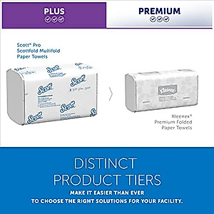 Scott® Pro™ Scottfold™ Multifold Paper Towels (01980), with Absorbency Pockets™, 9.4" x 12.4" sheets, White, (175 Sheets/Pack, 25 Packs/Case, 4,375 Sheets/Case)