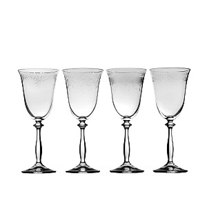 Mikasa Amelia White Wine Glasses, Set of 4, 9.5-Ounce, Clear