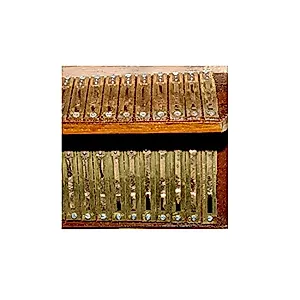 Non Scale Changer Harmonium LYDNSC-1 Concert Folding Auto Push Mohonlal Delux Double Reed 9Stopper 3 1/2 Octaves Burma Teak Wood Brass Work 7 Part Blow With Padding Bag buy only from LYDIAN