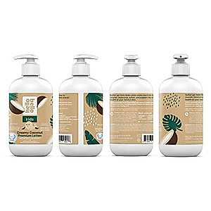 Hello Bello Creamy Coconut Premium Lotion | Vegan and Cruelty Free Moisturizing, Dermatologist-Tested & Hypoallergenic for Sensitive Skin, Nourishing & Non-Greasy for Babies & Kids | 16 Fl Oz