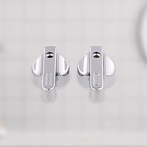 Empire Faucets Bathtub Faucet Handles - Chrome Replacement Bathtub Faucet Knobs - 17pt Broach Metal Lever Shower Handles