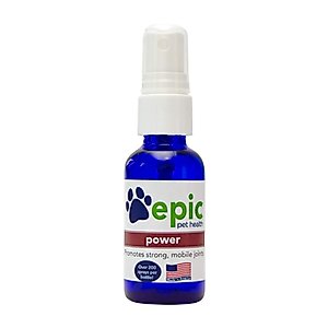 Power - Topical All Natural Liquid Supplement for Aging Pets- Electrolyte Pet Supplement That Promotes Strong, Mobile Joints Naturally (Spray, 1 Ounce) l